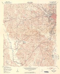 1950 Map of Phenix City, AL — High-Res | Pastmaps